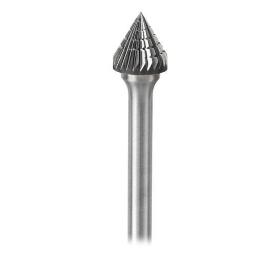 Inverted Cone Bur, Double-cut - Bulldog Abrasives
